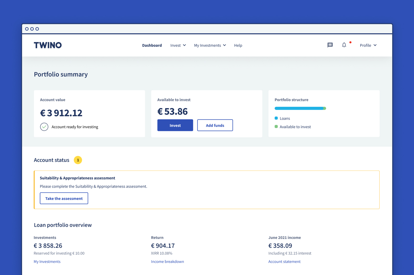 Introducing a new investor profile interface – Blog